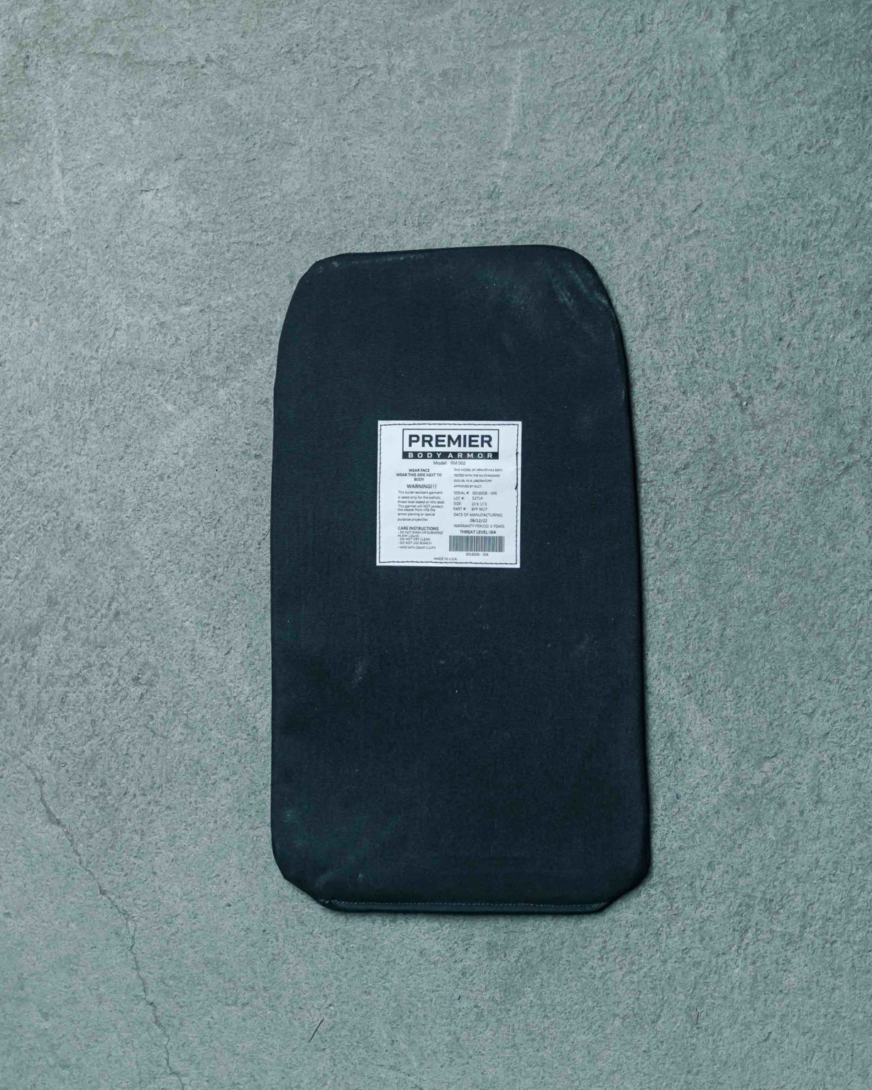 Premier Armor 10X17.5 Panel (Vertx Commuter Sling) - Arkayne